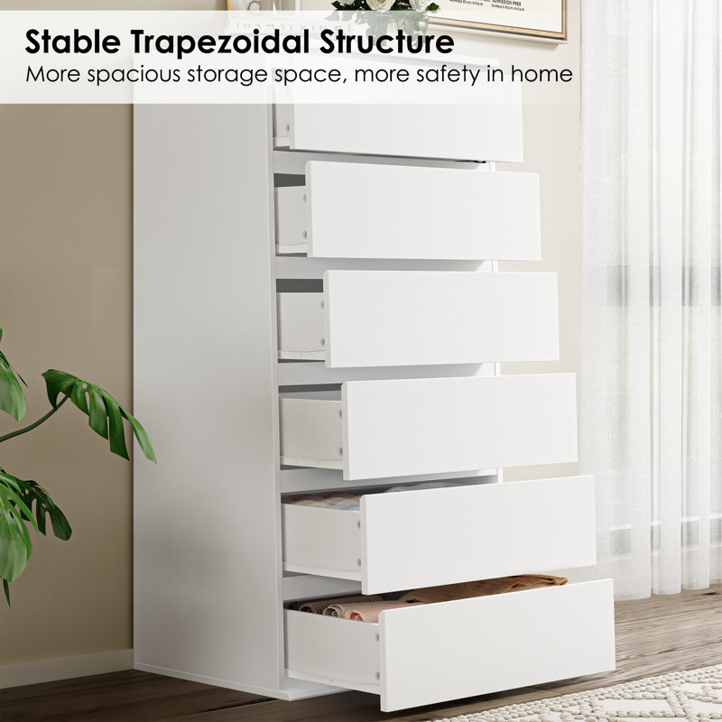 Ebern Designs Kristiarn 6 - Drawer Dresser & Reviews | Wayfair